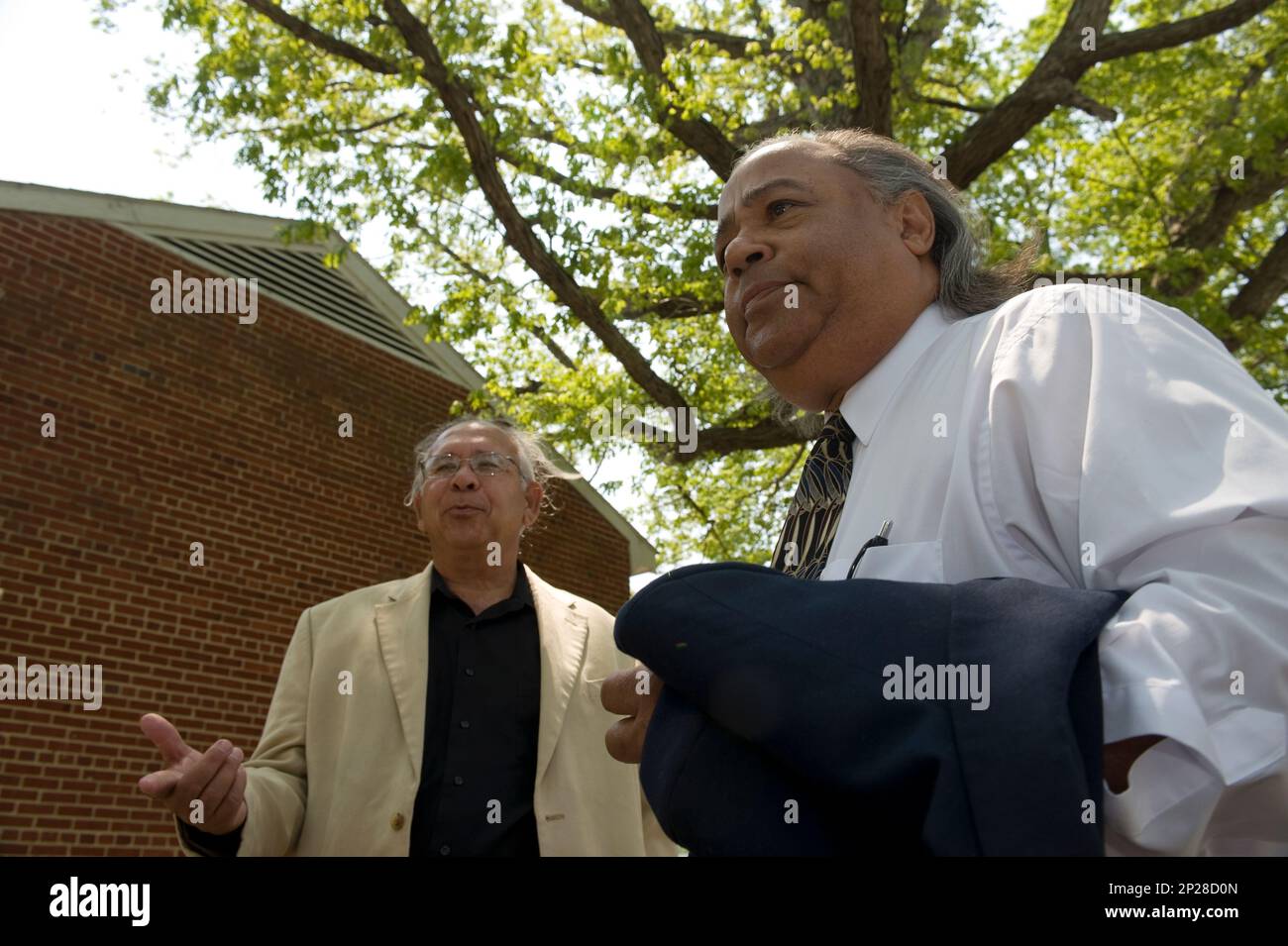 Chief Ken Adams of the Upper Mattaponi Tribe and Chief Stephen R ...