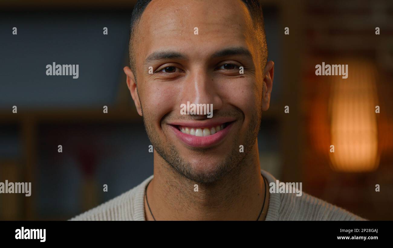 Happy african american 30s adult businessman man smiling healthy toothy ...