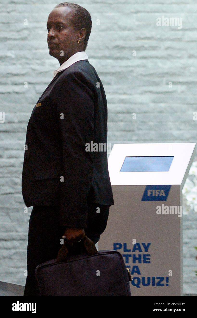 FIFA Executive Committee Member Lydia Nsekera from Burundi pictured on ...