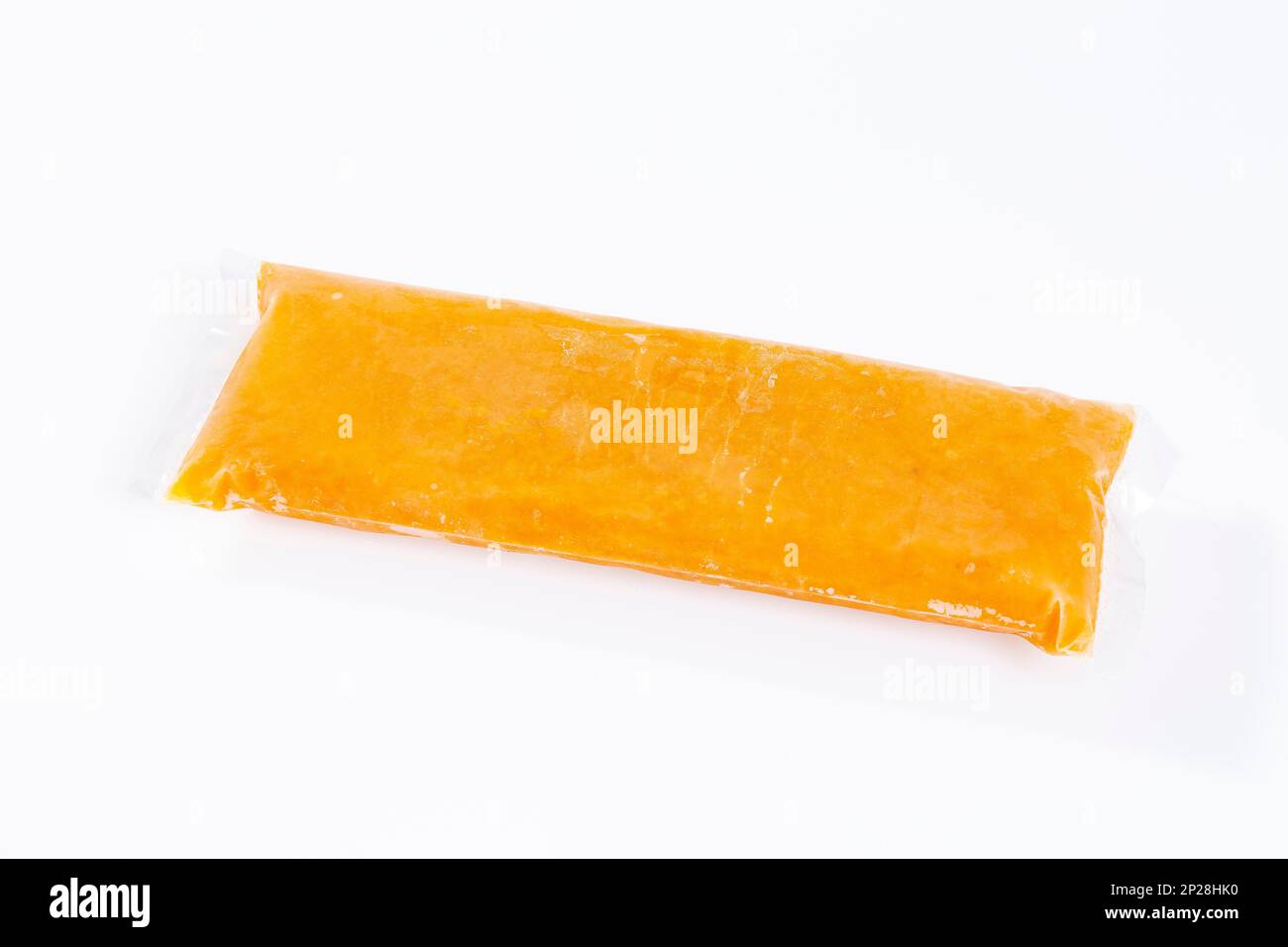 Tasty Pulp Of Fruit Frozen; Pulp Of Passion Fruit Stock Photo - Alamy