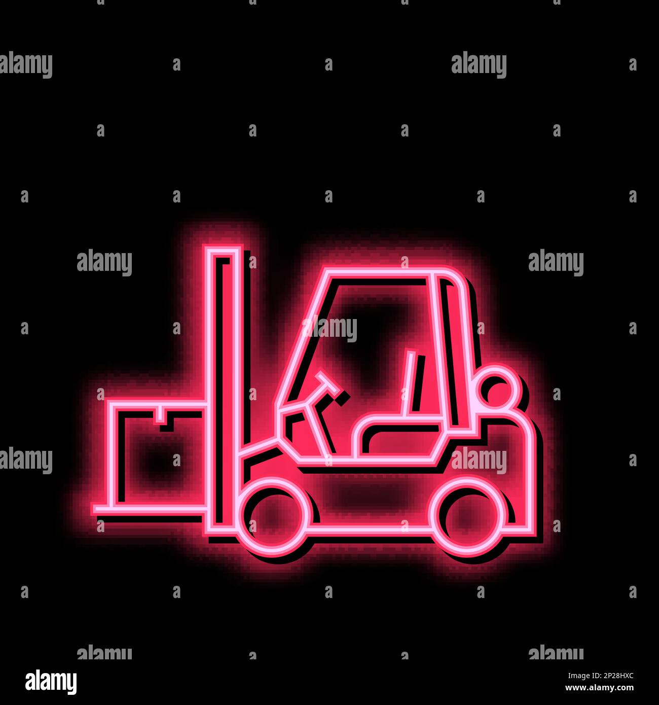 loader cart color icon vector flat illustration Stock Vector Image ...