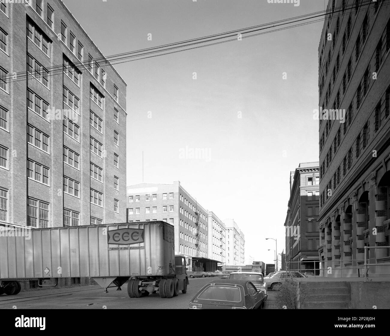 In this photo from the 1980's, buildings in Omaha's Jobbers Canyon, a ...