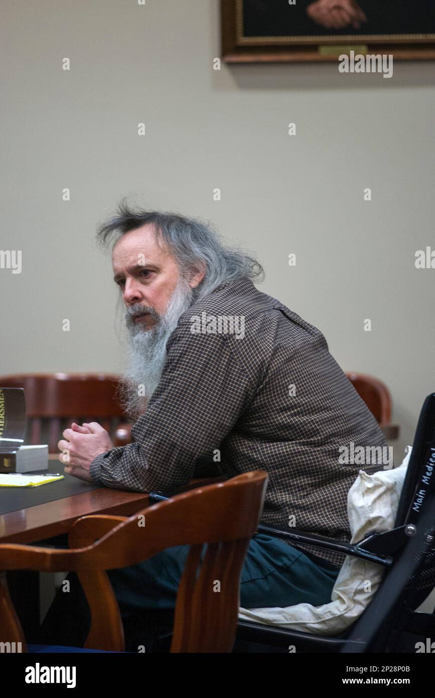 Charles Severance sits in a courtroom at the Fairfax County Circuit ...