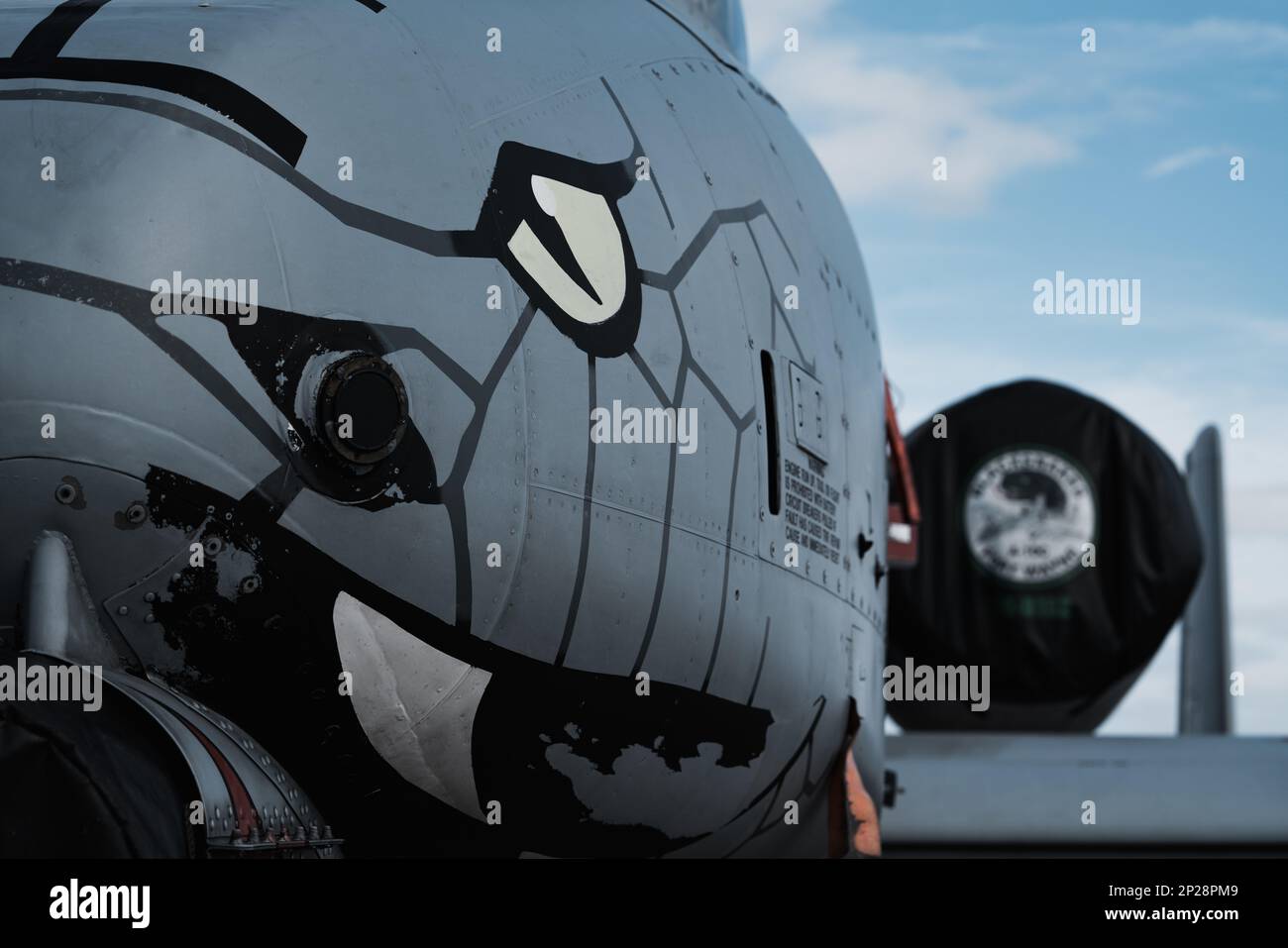 An A-10 Thunderbolt II aircraft assigned to the 122nd Fighter Wing ...