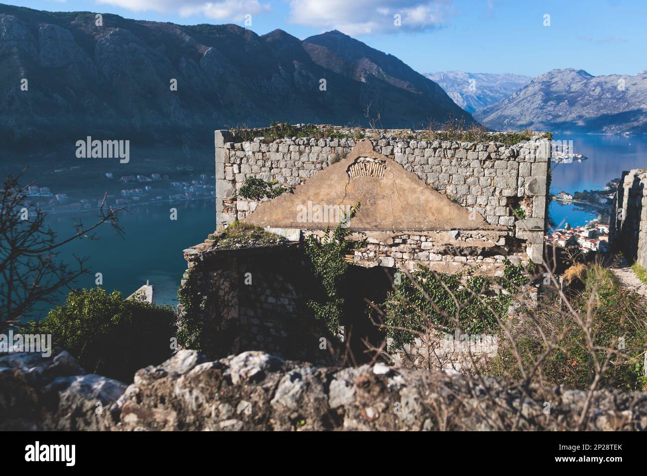 Ladder of kotor hiking hi-res stock photography and images - Alamy