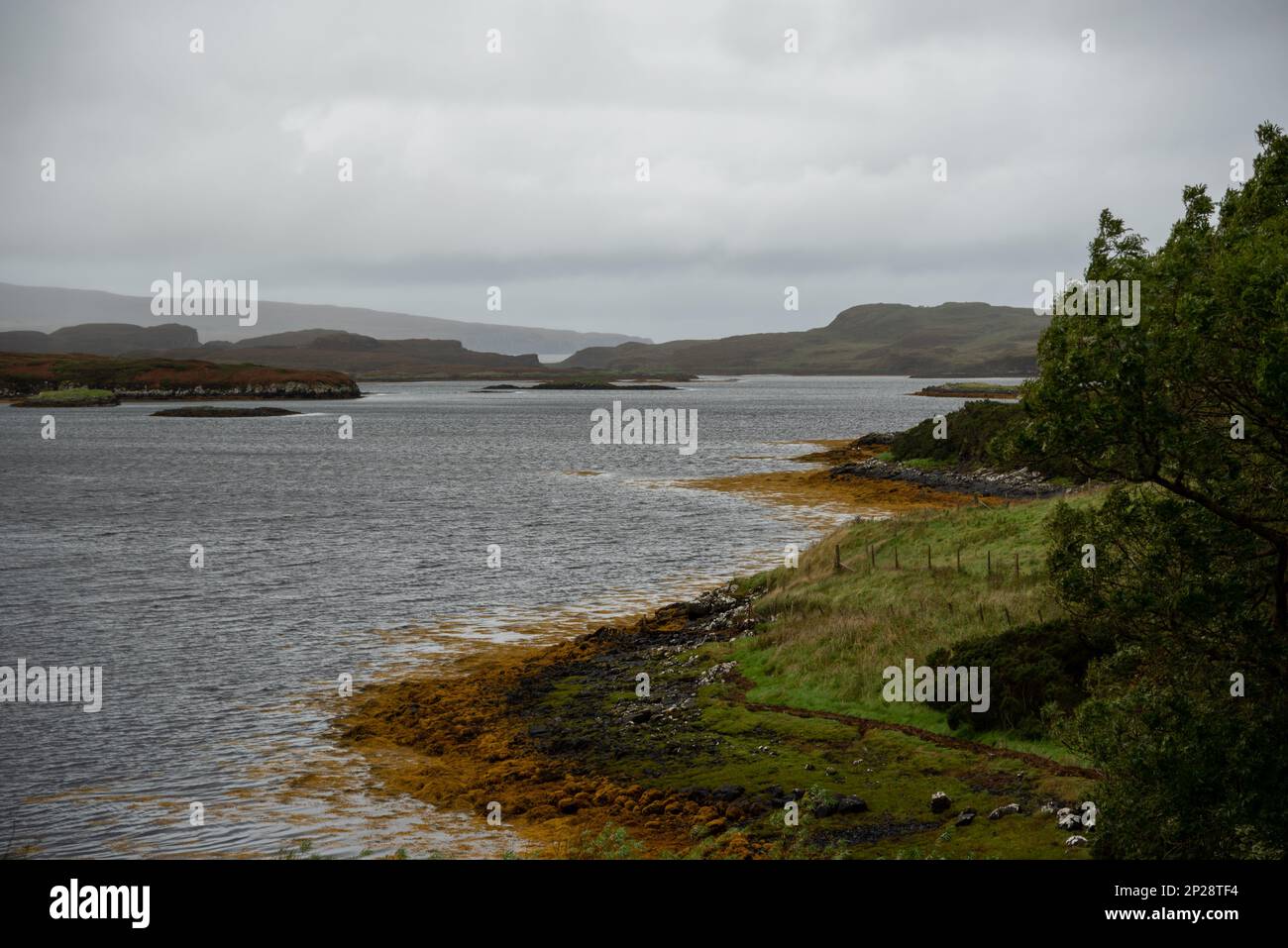 Lake landscape in autumn in the Scottish highlands Stock Photo - Alamy