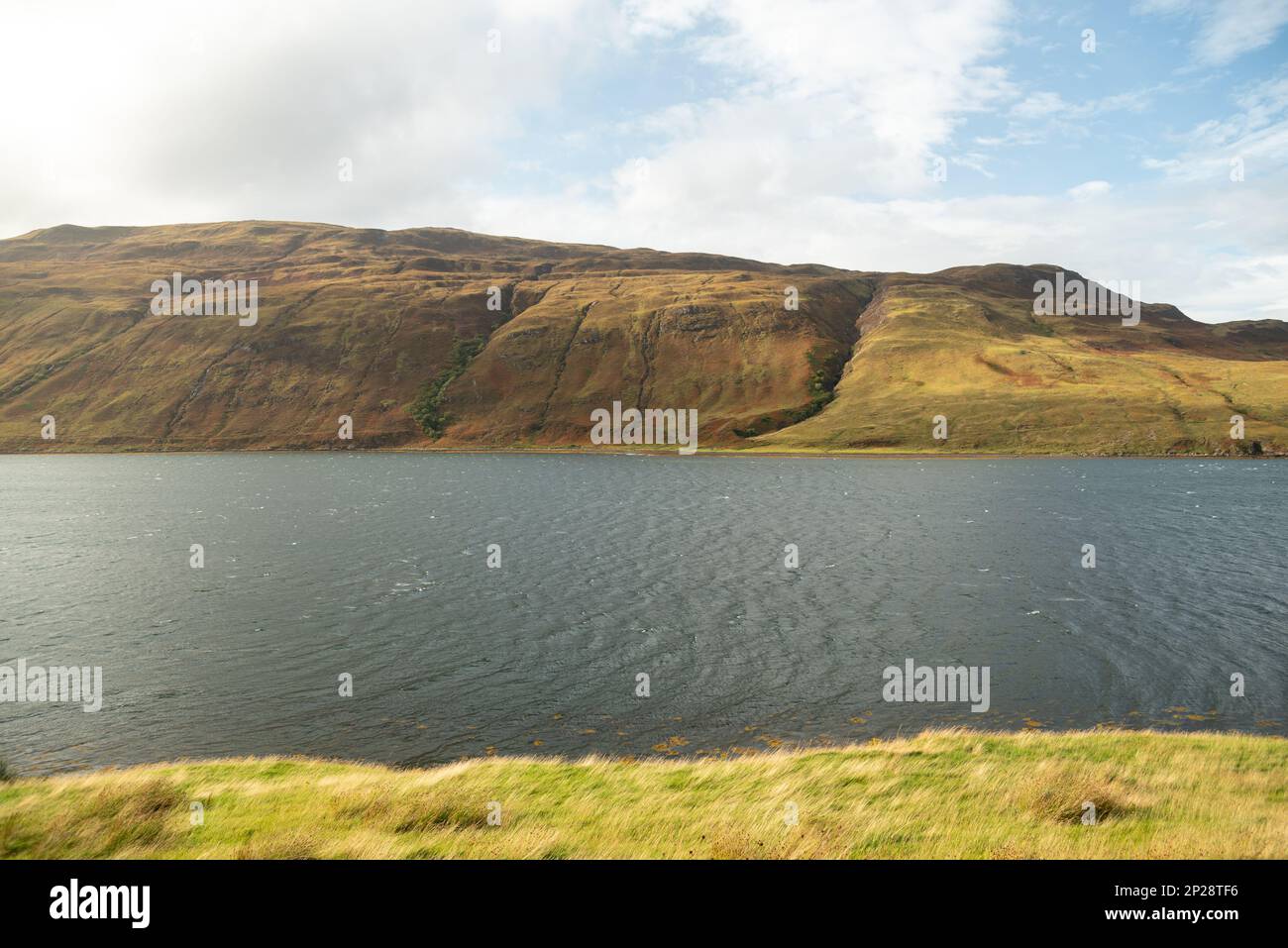 Lake landscape in autumn in the Scottish highlands Stock Photo - Alamy
