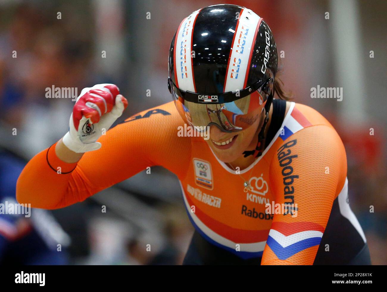 CORRECTING DAY TO SUNDAY - Netherlands' Elis Ligtlee, reacts after ...