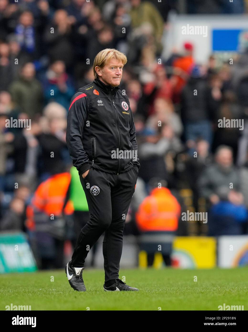Stuart McCall coach of Sheffield United after the Sky Bet Championship ...