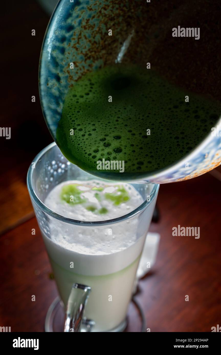 Matcha tea grown hi-res stock photography and images - Alamy