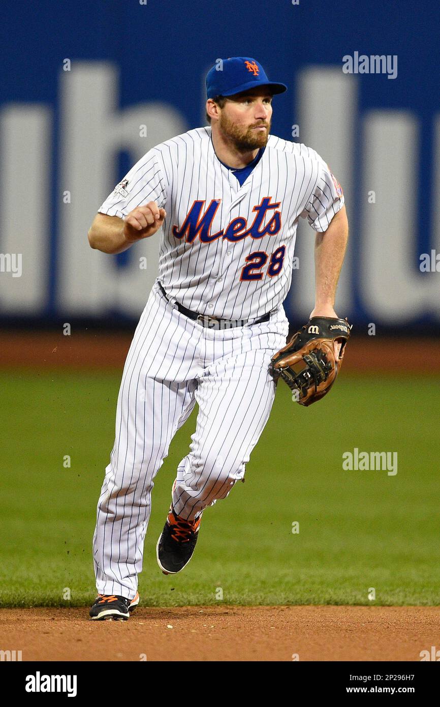 13 October 2015: New York Mets second baseman Daniel Murphy (28) during ...