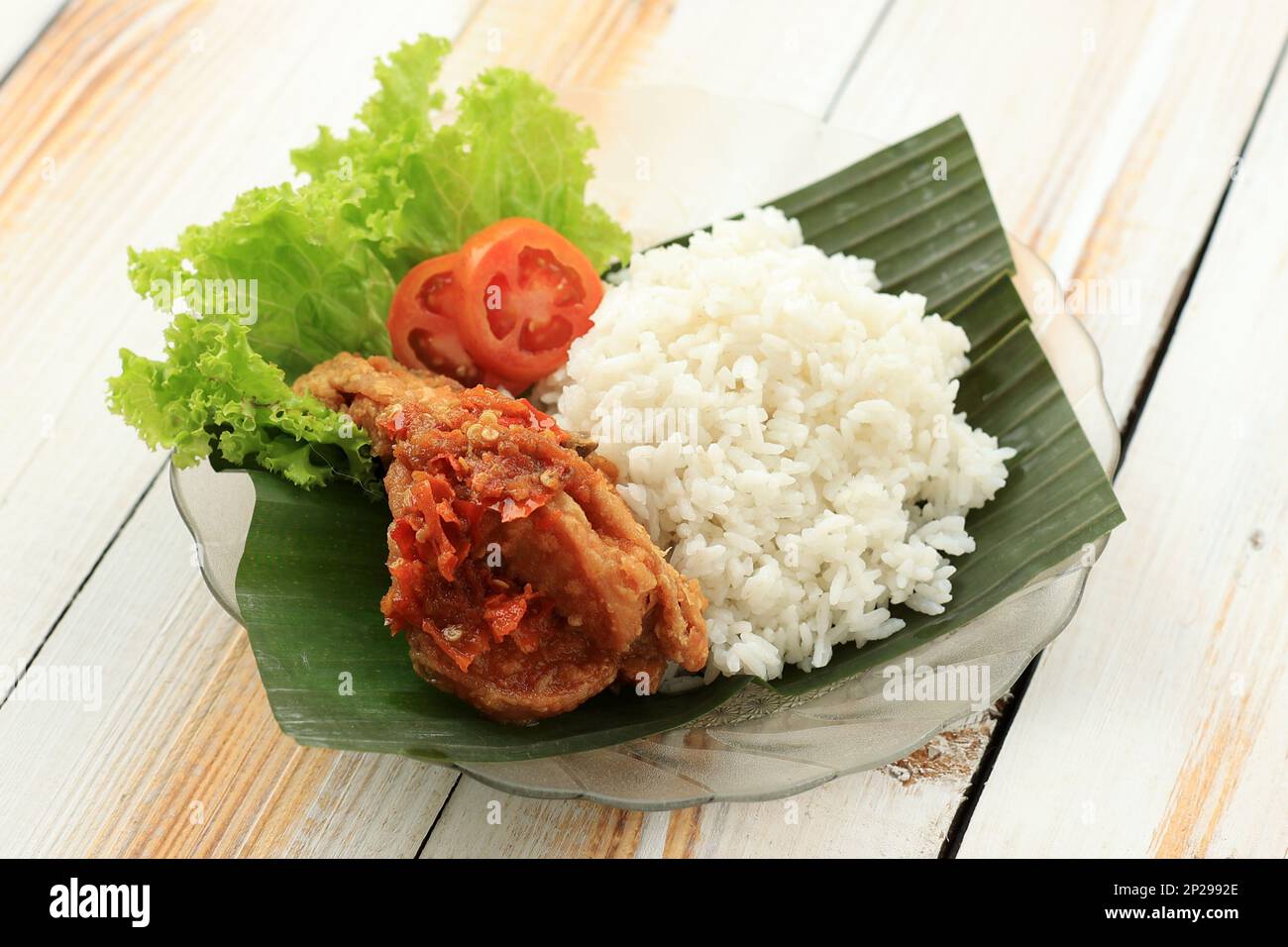 Ayam Geprek is Popular Street Food in Indonesia. Made from Crispy ...