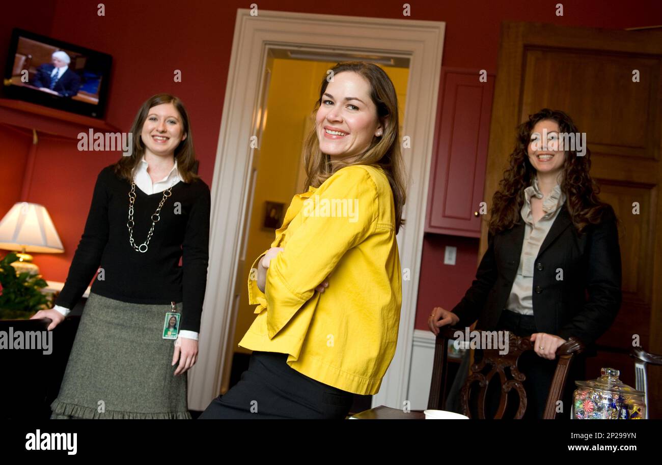 From the office of House Majority Leader Steny Hoyer, D-Md., from left ...