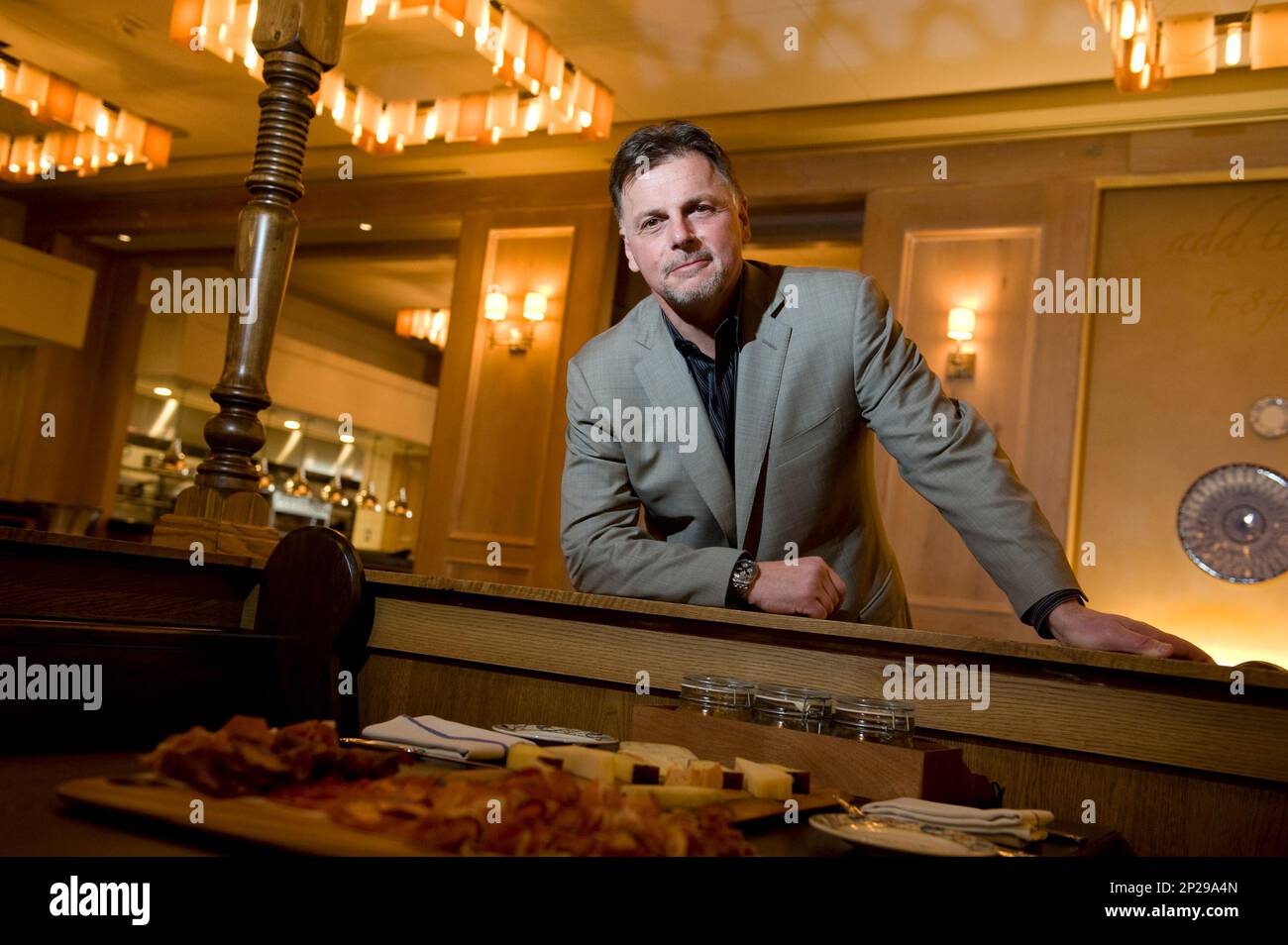 Dan Mesches, CEO of Stir Food Group, poses for a picture in his new ...