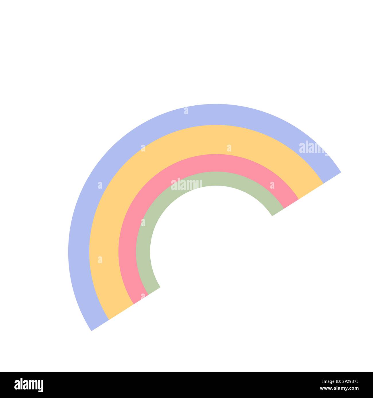 Half Rainbow Clipart