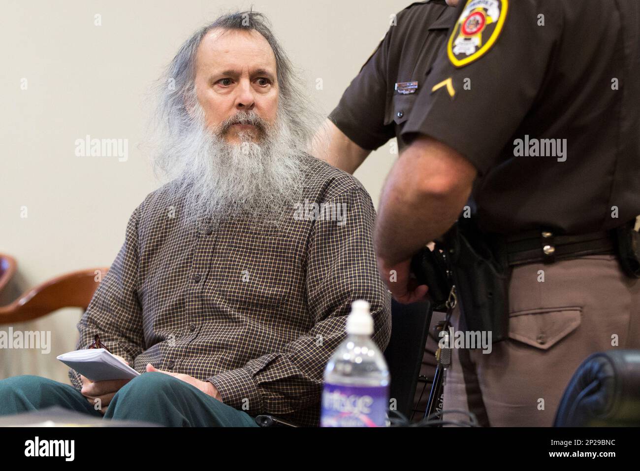 Charles Severance arrives for his murder trial at the Fairfax County ...