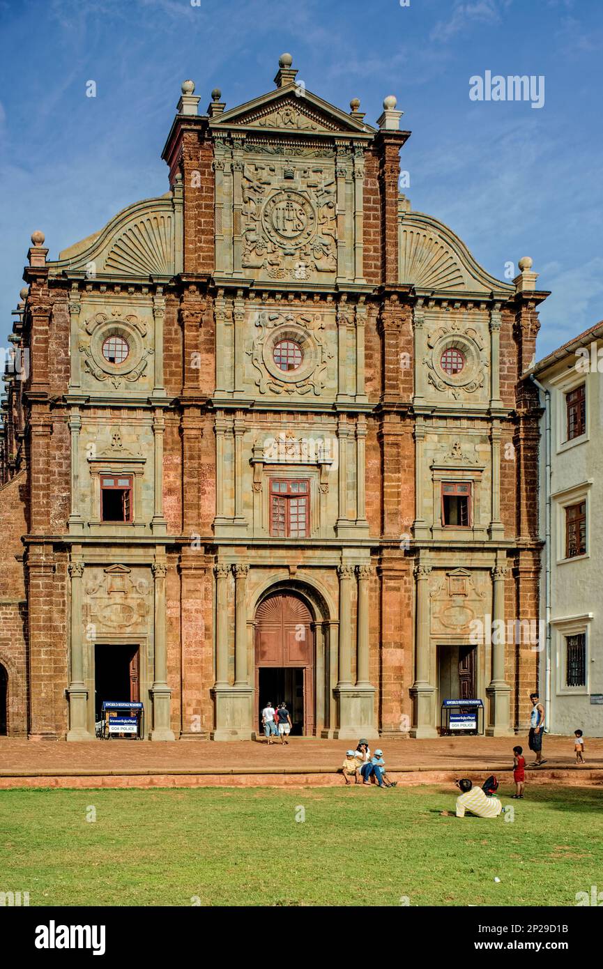 06 09 2009 UNESCO World heritage site Basilica of Bom Jesus mad of Red ...
