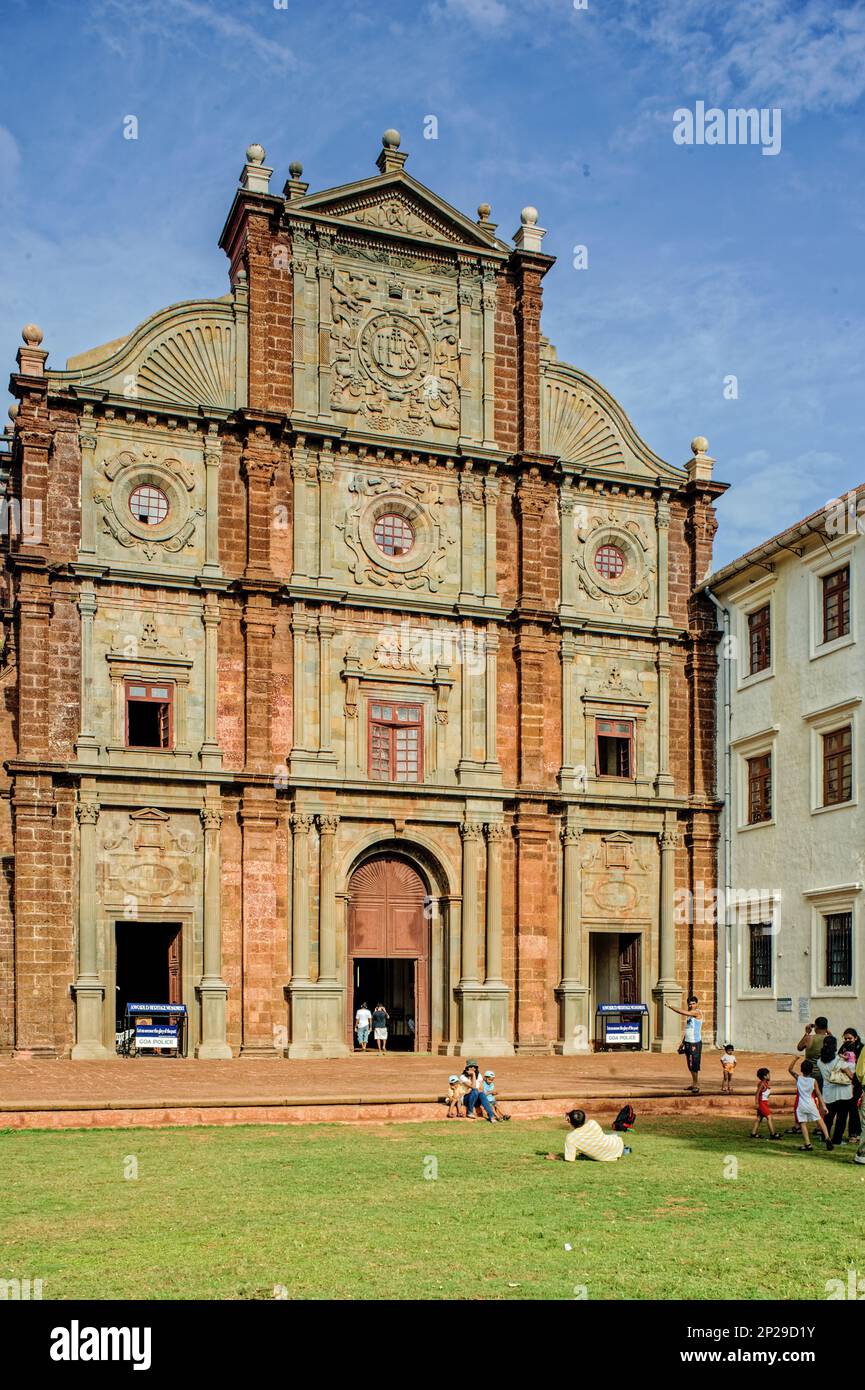 06 09 2009 UNESCO World heritage site Basilica of Bom Jesus mad of Red ...