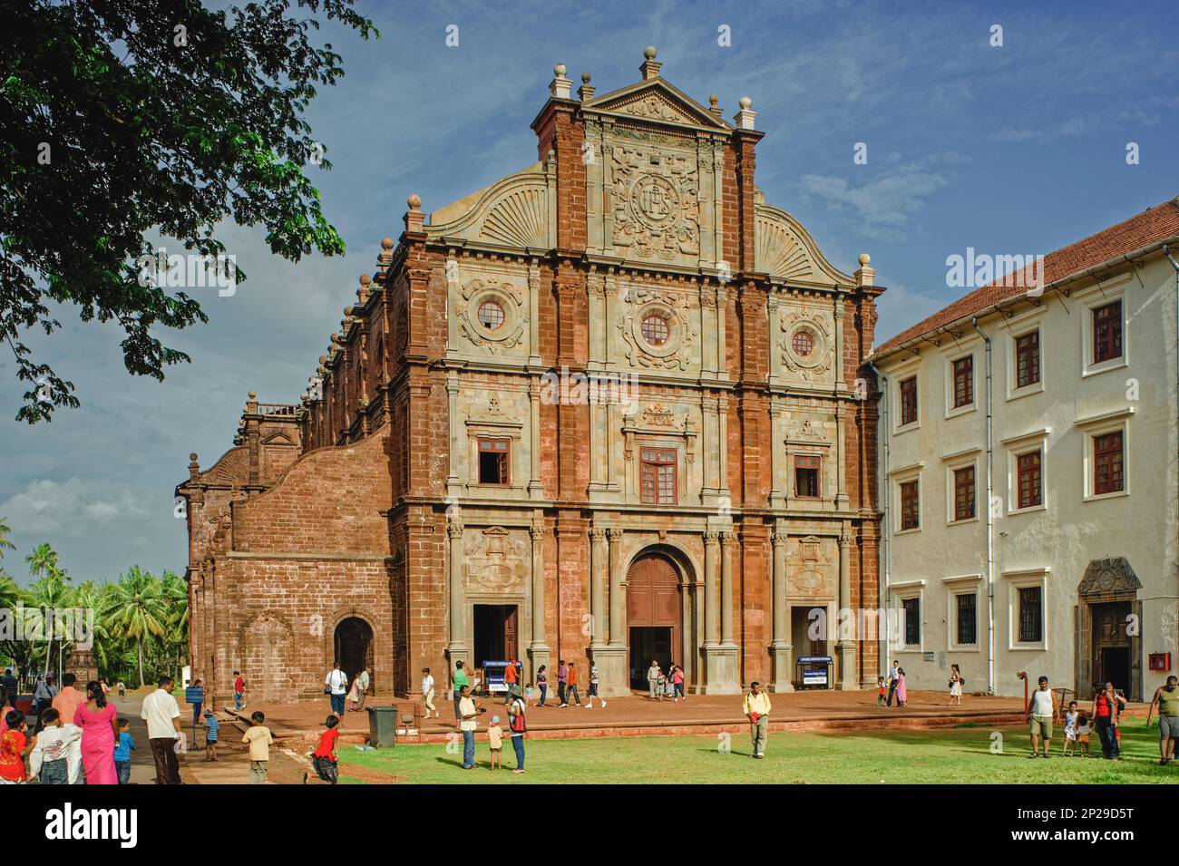 06 09 2009 UNESCO World heritage site Basilica of Bom Jesus mad of Red ...