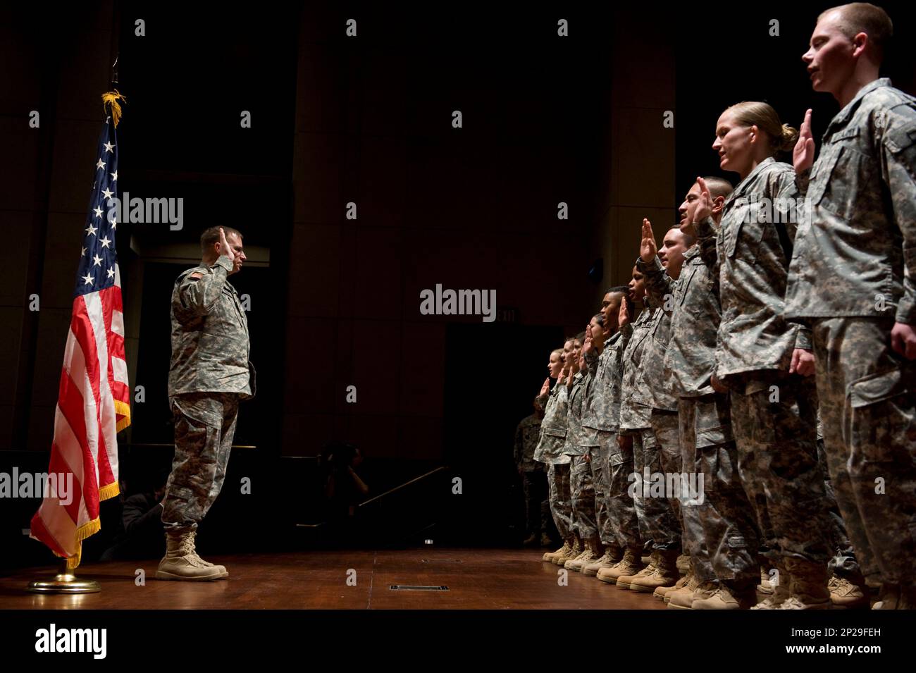 Lt. Gen. Jack Stultz swears in 60 soldiers and non-commissioned officer ...