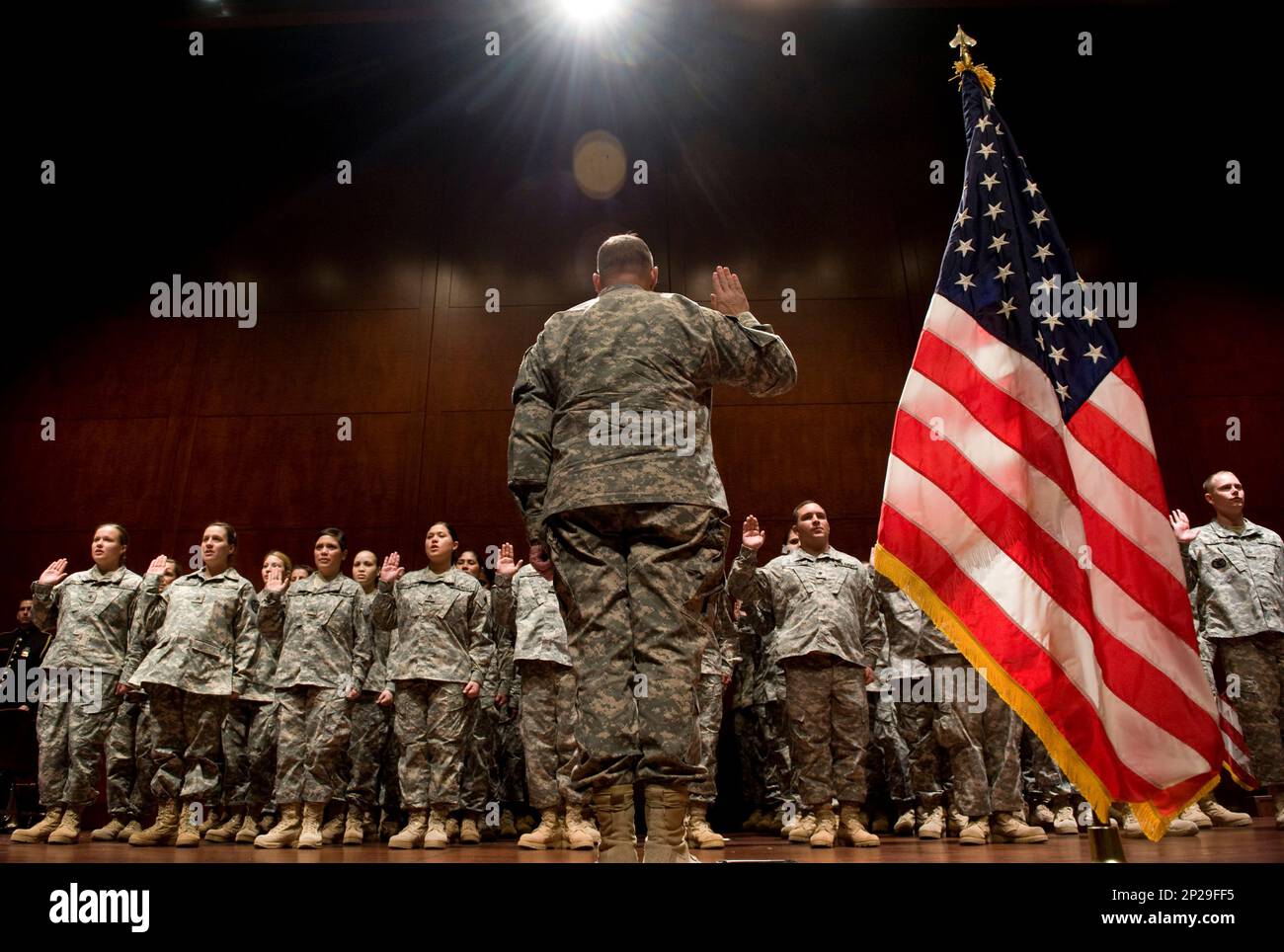 Lt. Gen. Jack Stultz swears in 60 soldiers and non-commissioned officer ...