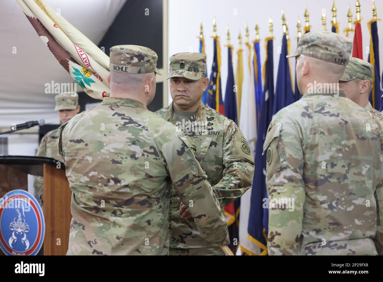 At Camp Buehring, Area Support Group - Kuwait holds a Change of ...