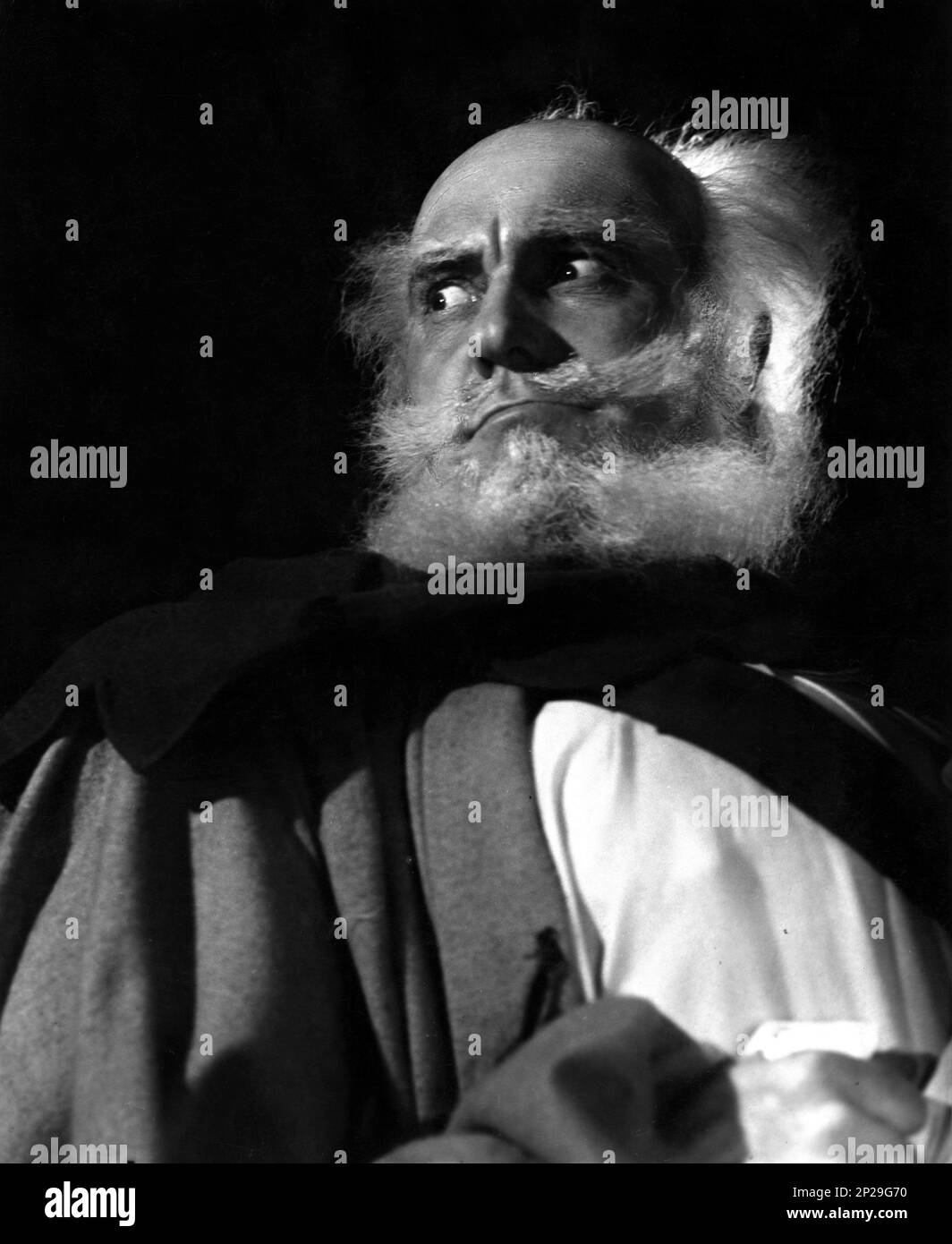 RALPH RICHARDSON as Sir John Falstaff Portrait by JOHN VICKERS in HENRY ...