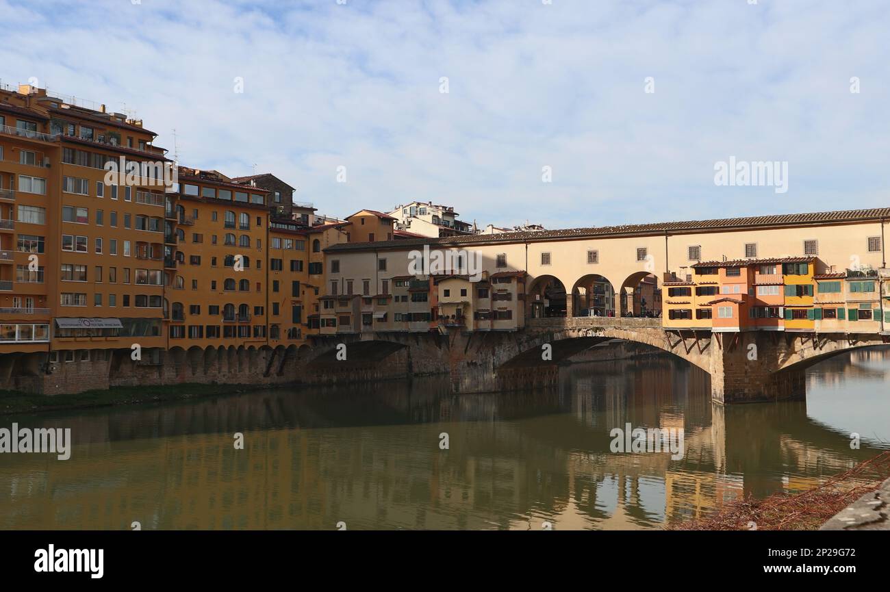 Ponte Vecchio (Old Bridge) in Florence, Italy Stock Photo - Alamy