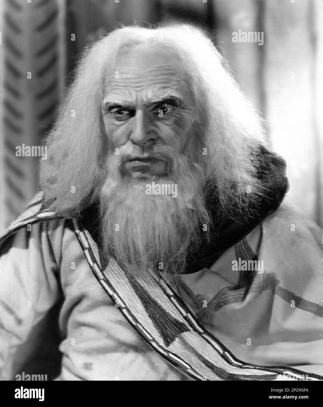 LAURENCE OLIVIER Portrait by JOHN VICKERS as King Lear in KING LEAR ...