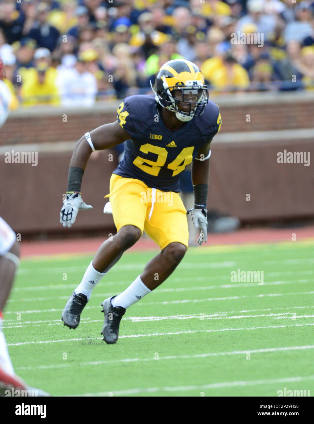 Michigan Wolverines Wayne Lyons (24) during a game against the UNLV ...