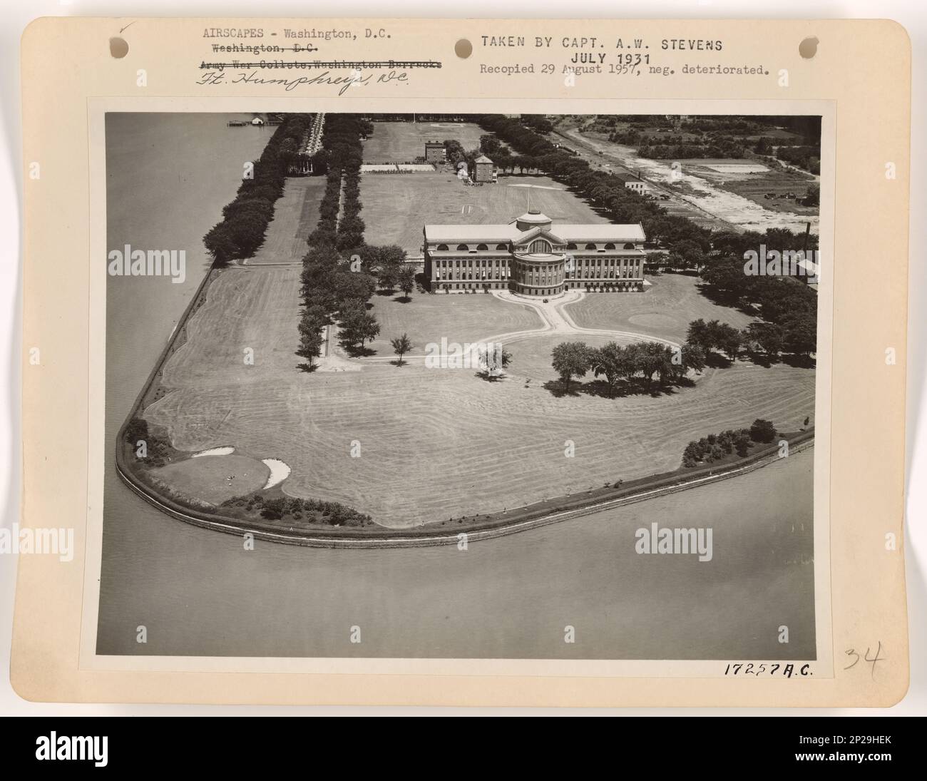 Washington D.C., Aerial Photograph Stock Photo - Alamy