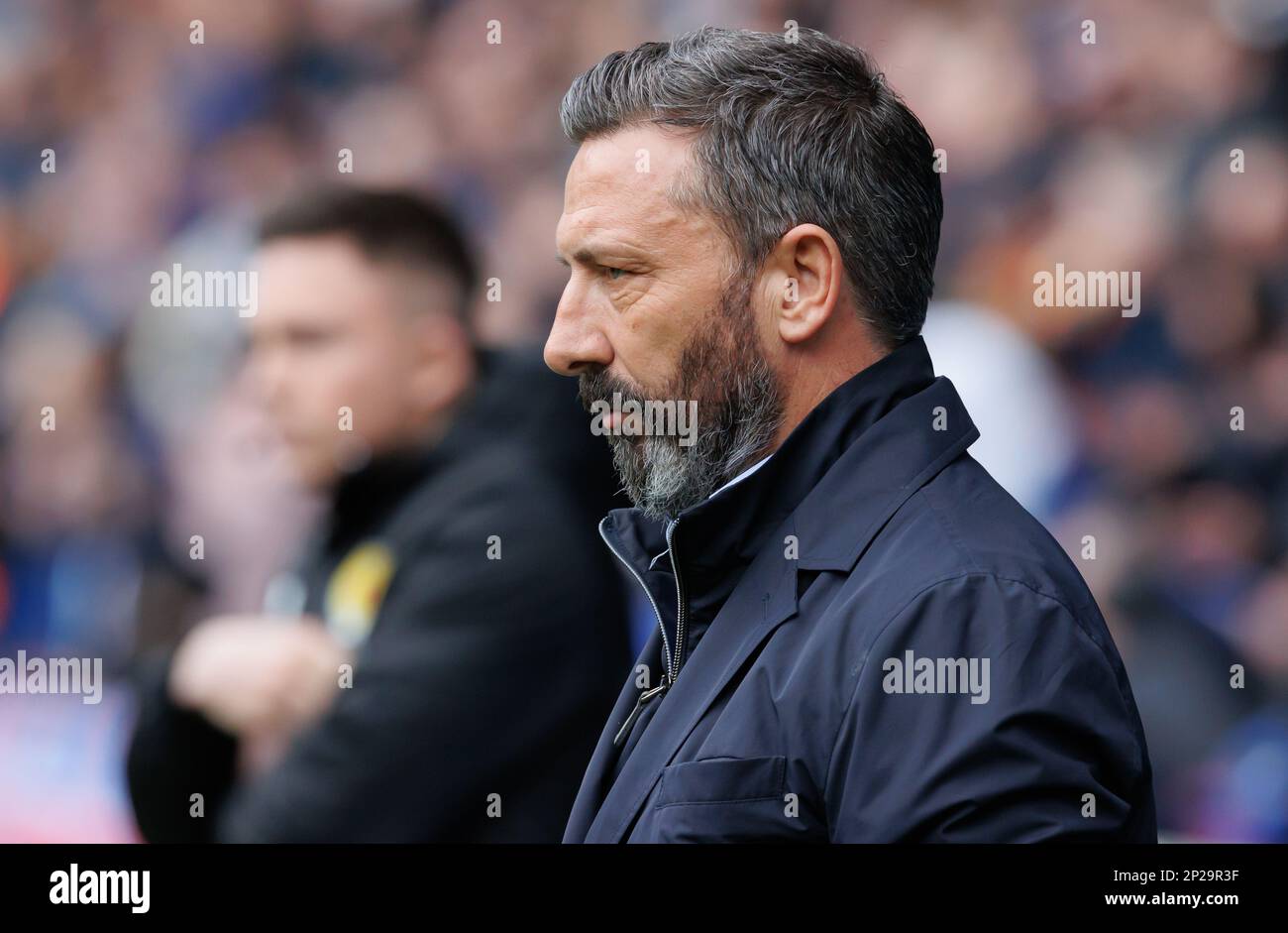 Kilmarnock manager Derek McInnes during the cinch Premiership match at ...