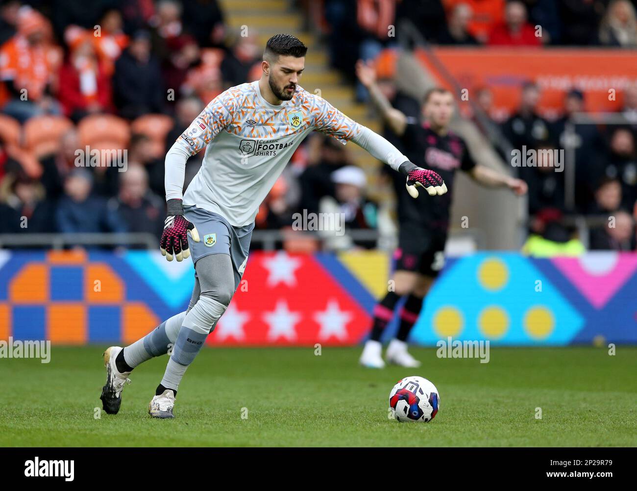 Burnley goalkeeper Arijanet Muric during the Sky Bet Championship match ...