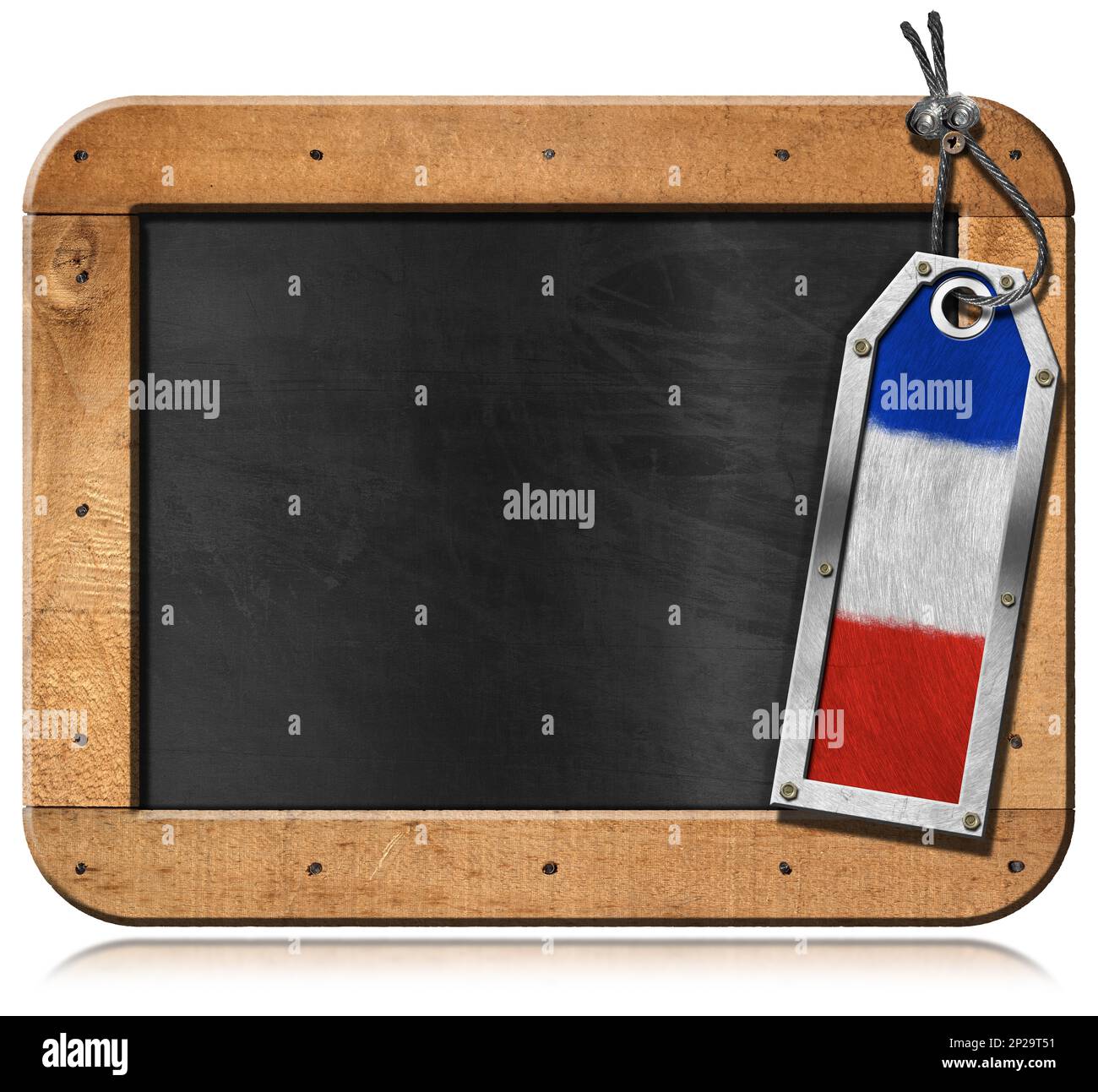 Blank frame on french Cut Out Stock Images & Pictures - Alamy