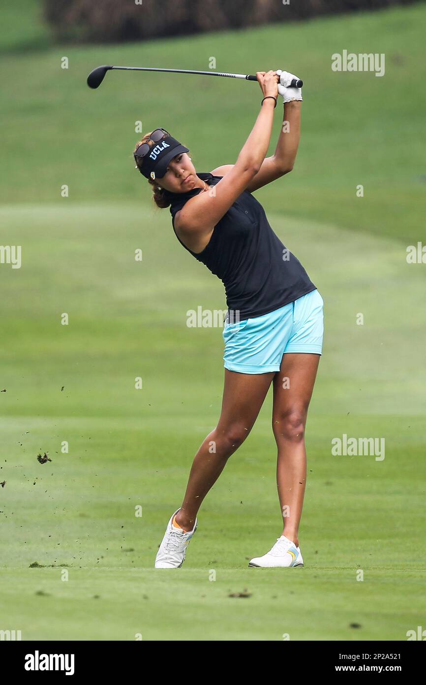 11 October 2015: Alison Lee of Unites States of America play a shot ...