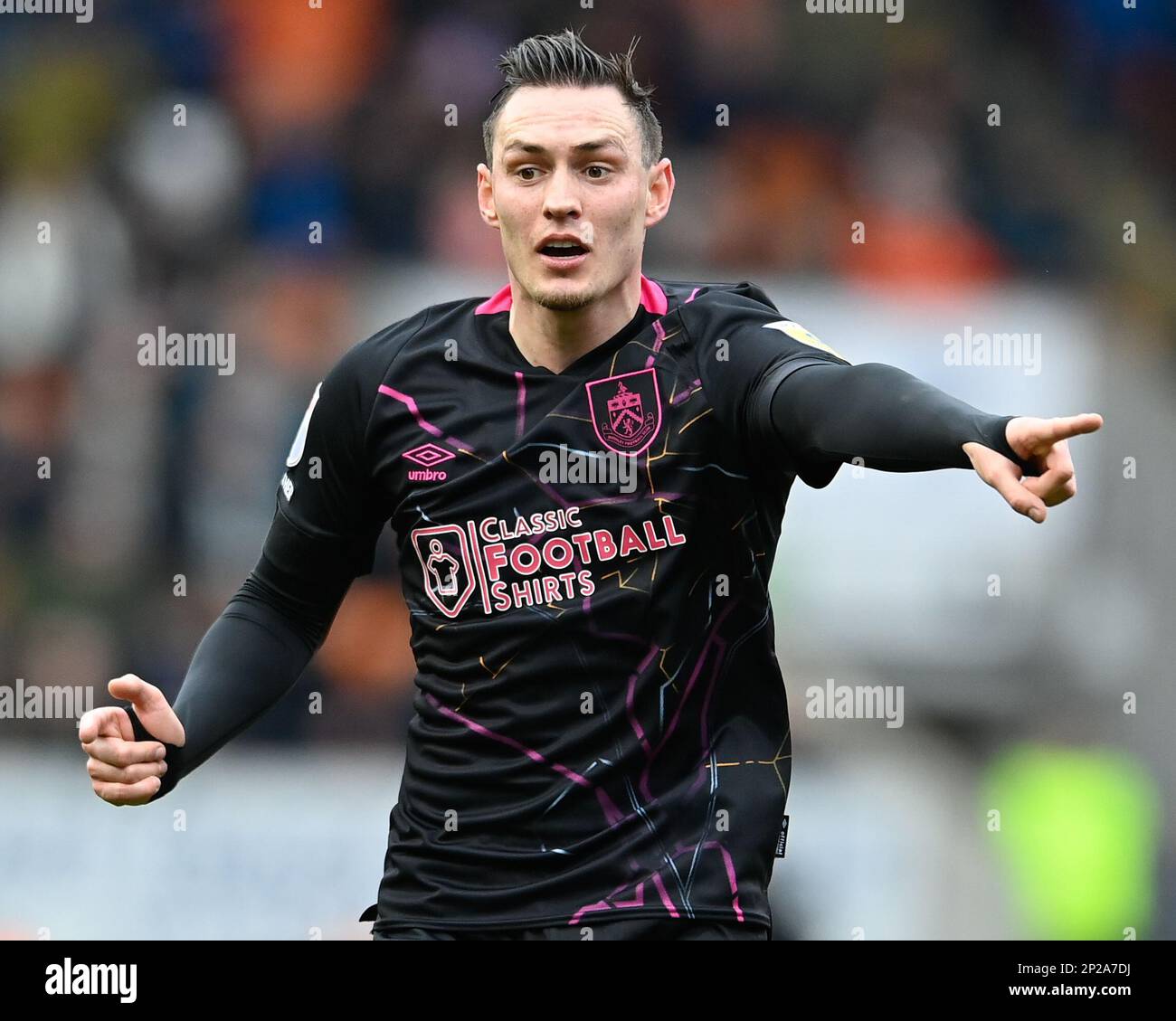 Connor Roberts #14 of Burnley during the Sky Bet Championship match ...