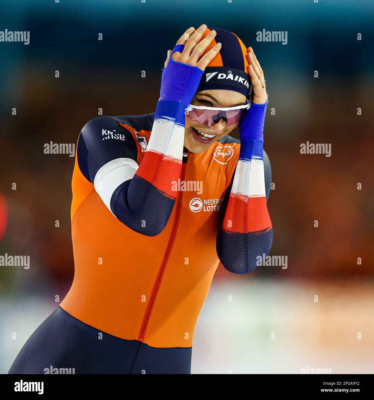 HERENVEEN - Jutta Leerdam wins the 1000 meters for women at the ISU ...