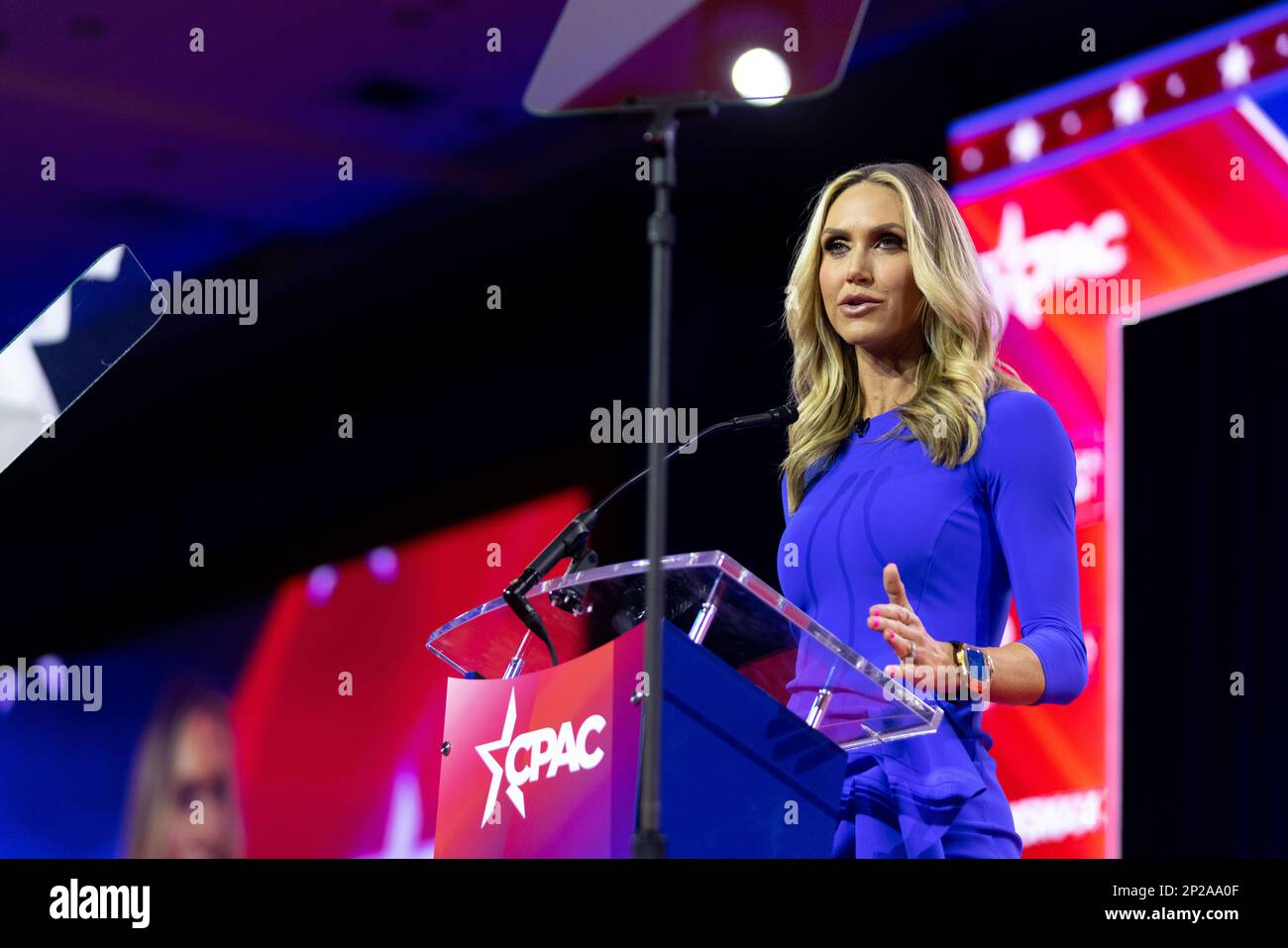 Lara Trump speaks at the 2023 Conservative Political Action Conference ...
