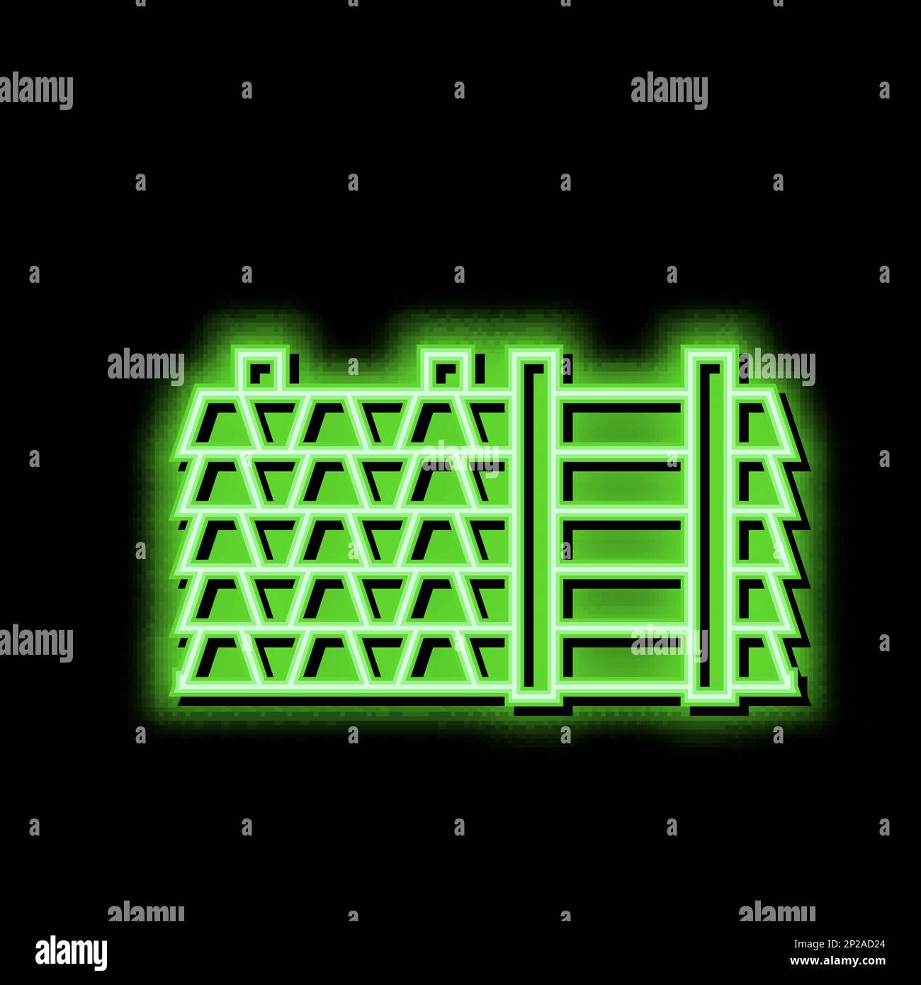 Concrete floor beams Stock Vector Images - Alamy