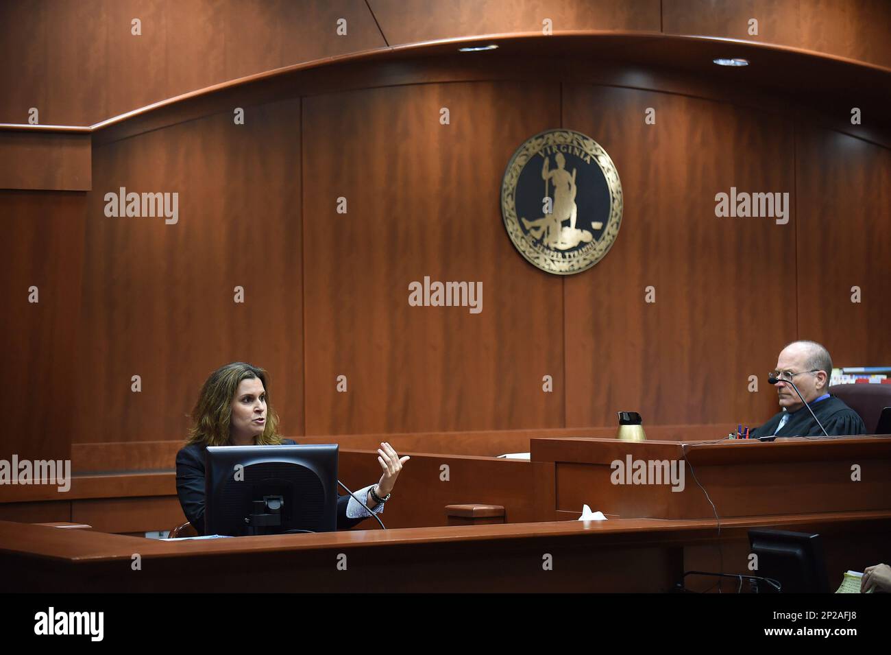 Dr. Nikki Mourtzinos testifies during the Charles Severance trial in ...