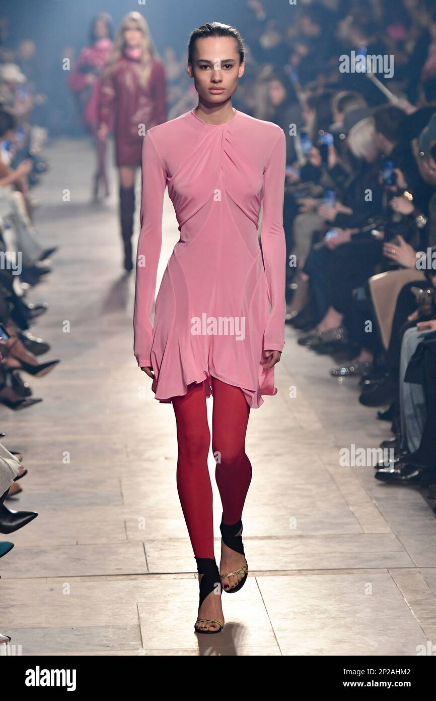 Models on the runway at the Isabel Marant fashion show during the Fall ...