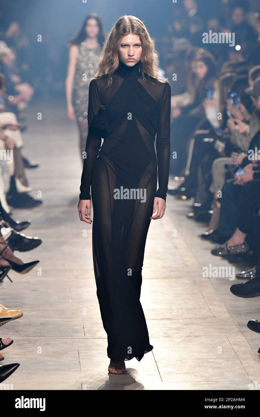 Model Apolline Rocco Fohrer on the runway at the Isabel Marant fashion ...