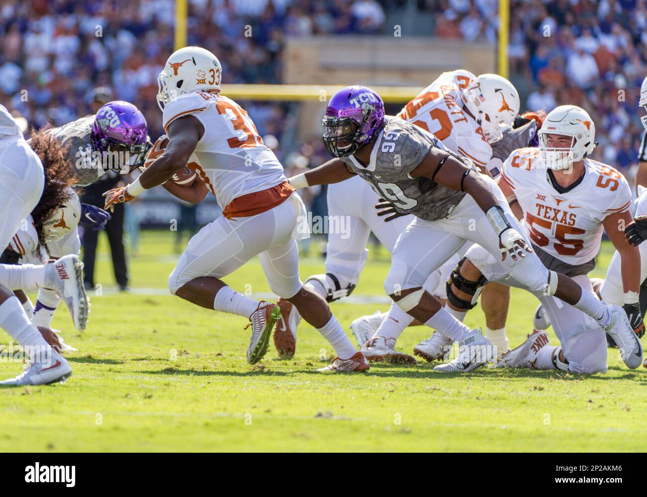October 3rd, 2015:.Texas Longhorns running back D'Onta Foreman (33 ...