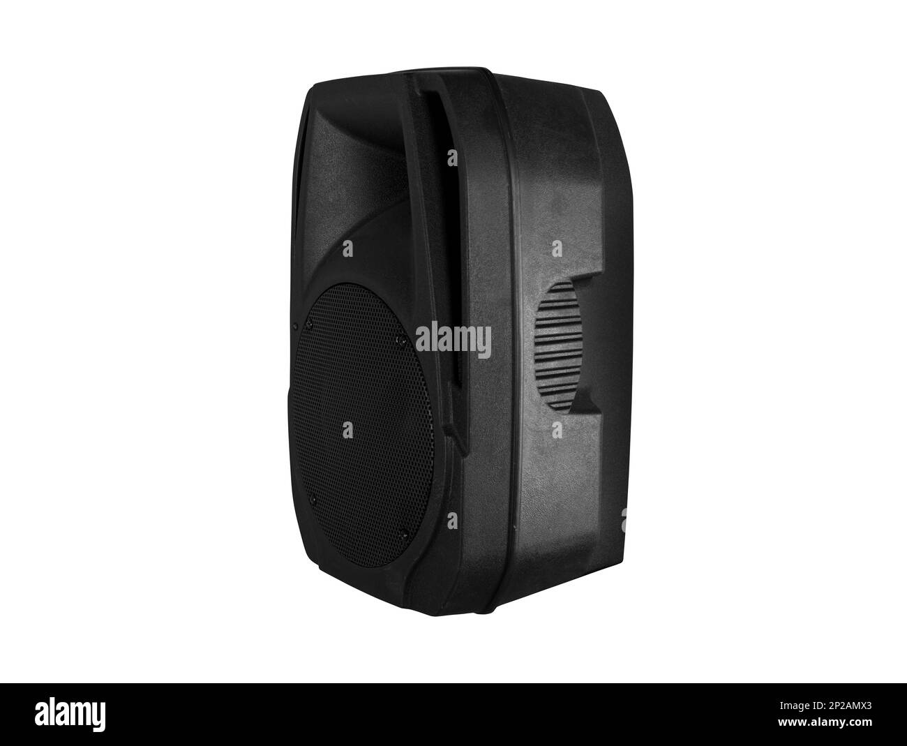 Isolated loudspeaker to listen to music with high volume Stock Photo ...