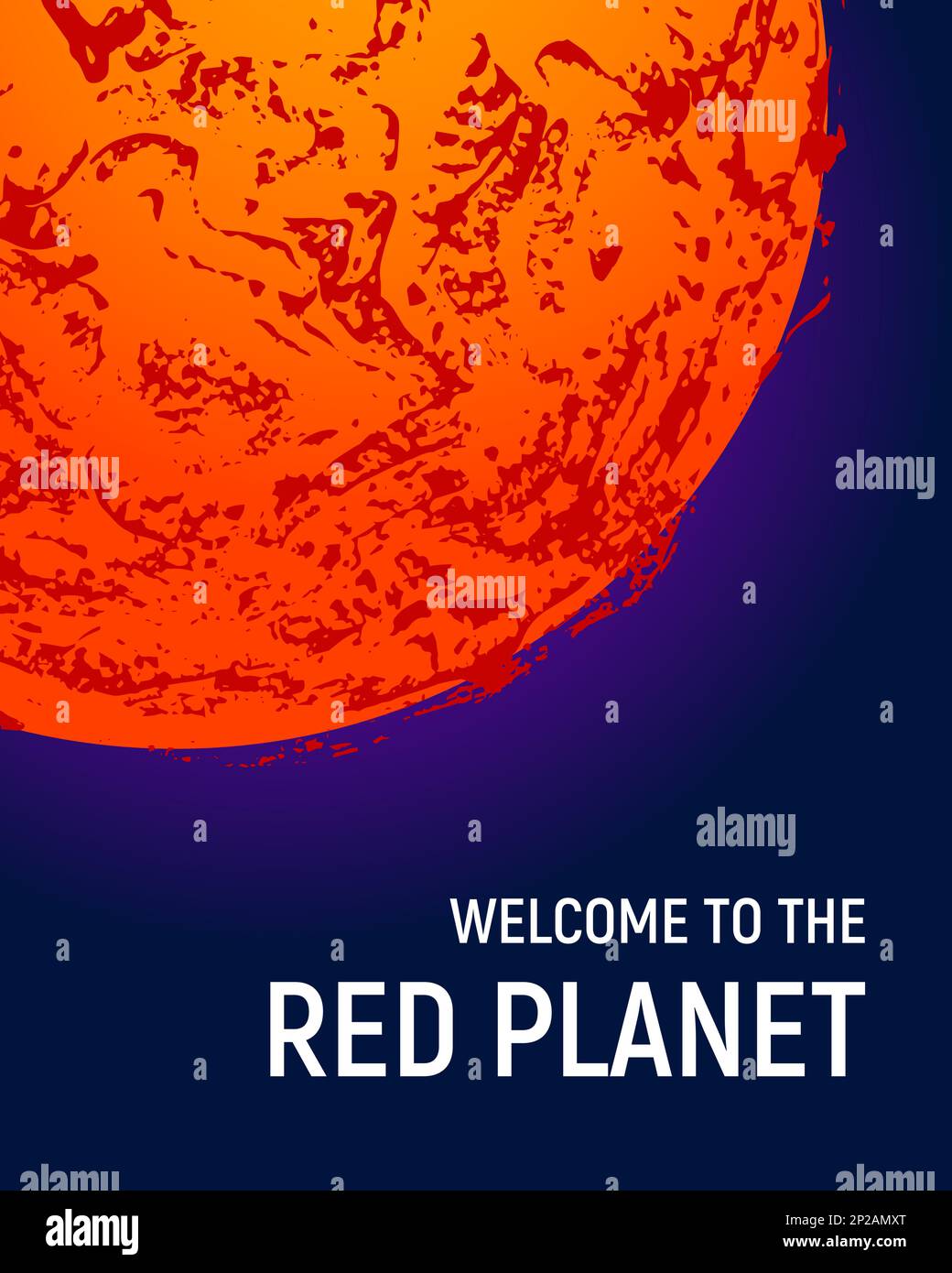 Futuristic space planet poster background. Textured cosmic celestial ...