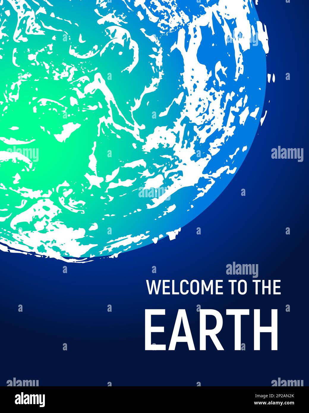 Futuristic space planet poster background. Textured cosmic celestial ...