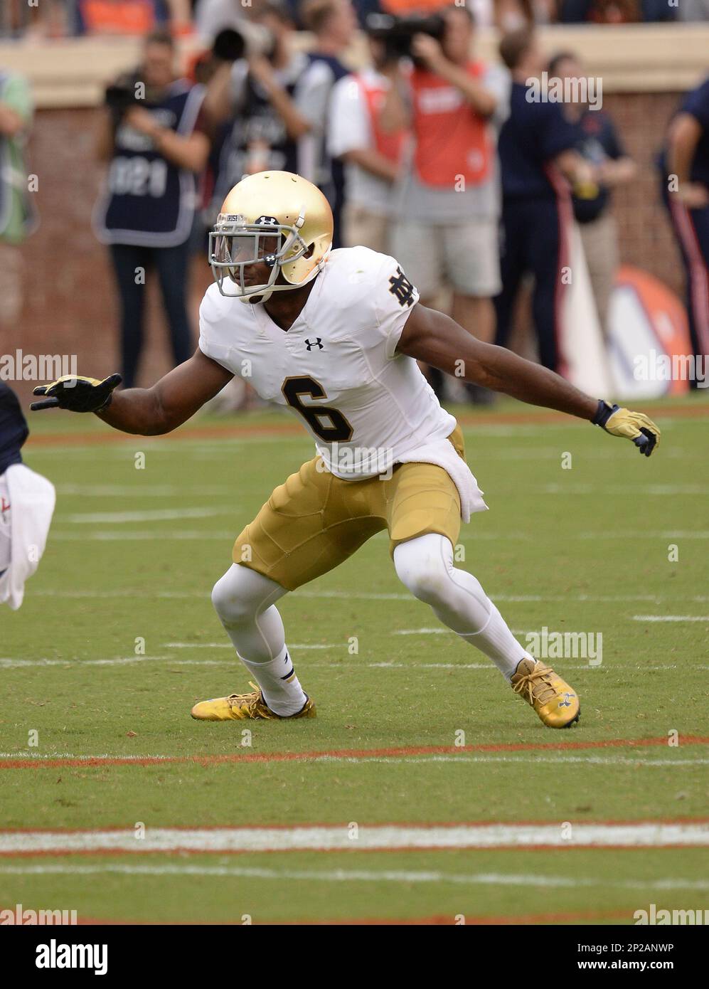Notre Dame Fighting Irish KeiVarae Russell (6) during a game against ...
