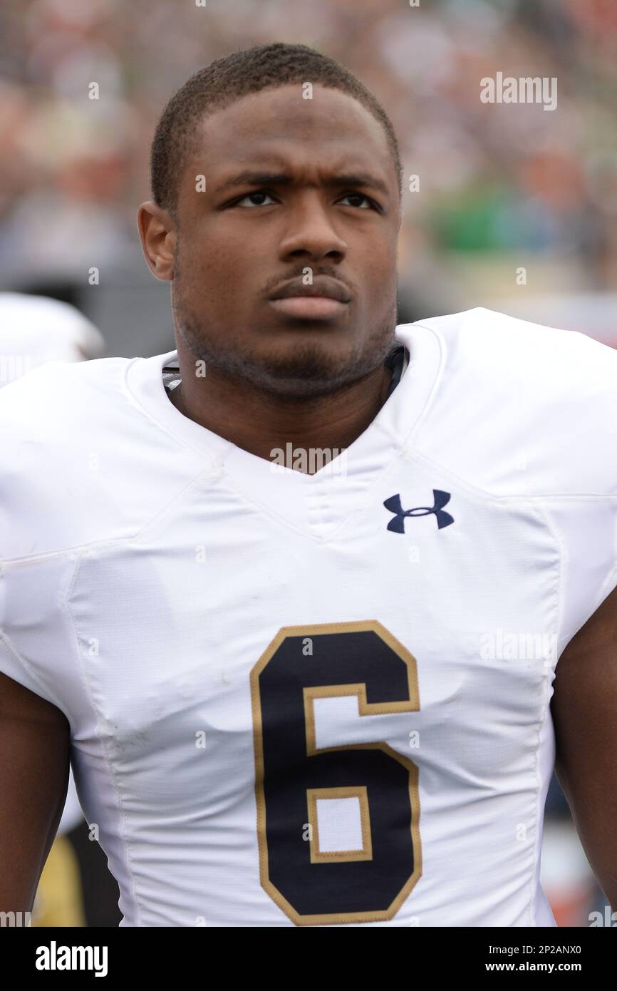 Notre Dame Fighting Irish KeiVarae Russell (6) during a game against ...