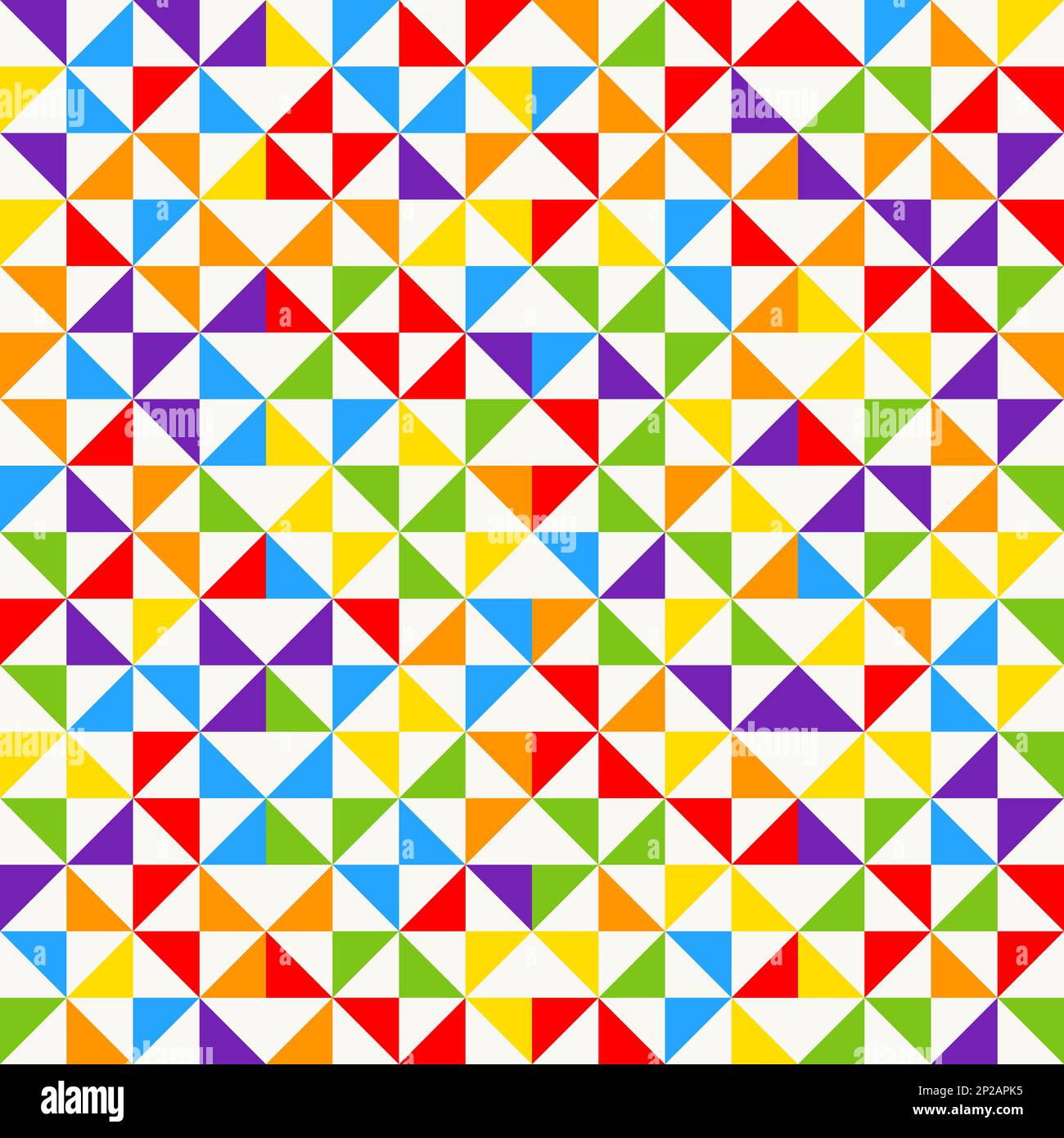 Rainbow quilt block Stock Vector Images - Alamy