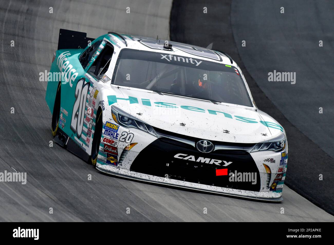 Denny Hamlin, Hisense Toyota Camry during the NASCAR Xfinity Series ...
